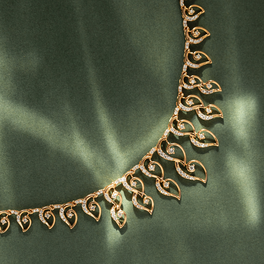 Buy Safina Diamond Necklace Online | CaratLane