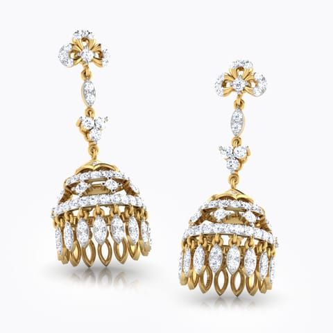 Buy Shining Journey Diamond Drop Earrings Online | CaratLane