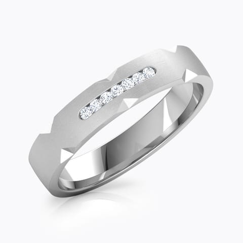 Buy Diego Platinum Ring For Men Online | CaratLane