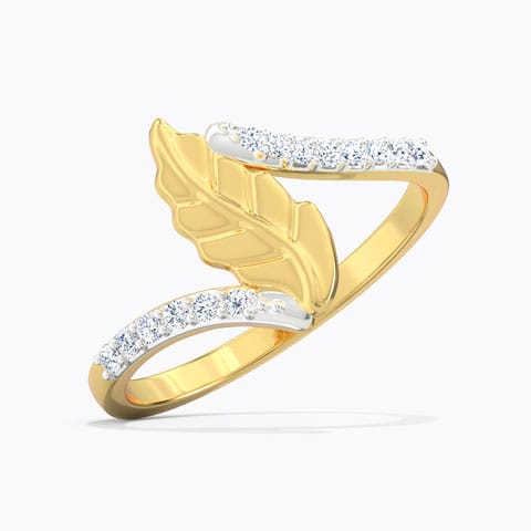 Buy Lotus Blossom Diamond Ring Online | CaratLane